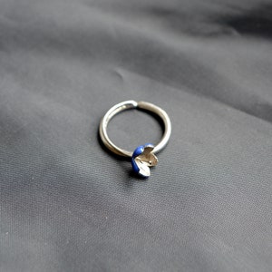 Eco Friendly Blue Bell Ring - Etsy
