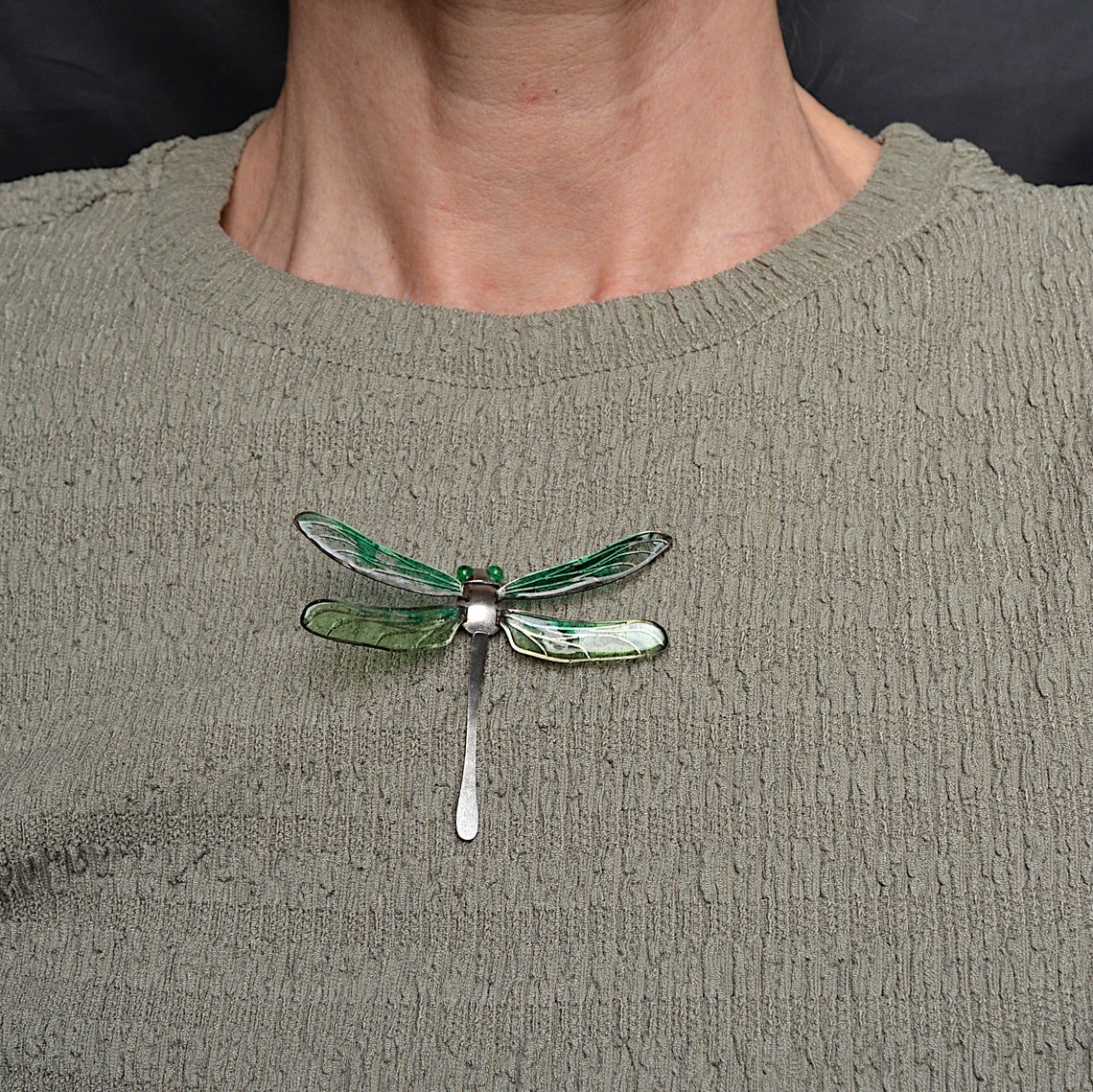 Eco Friendly Dragonfly Brooch - Etsy