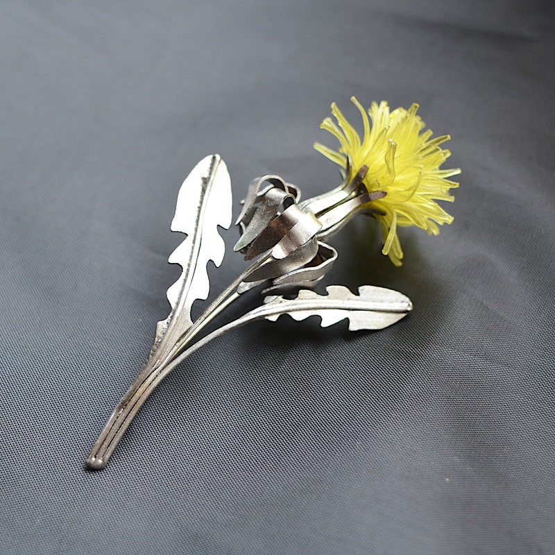 Dandelion Brooch - Etsy