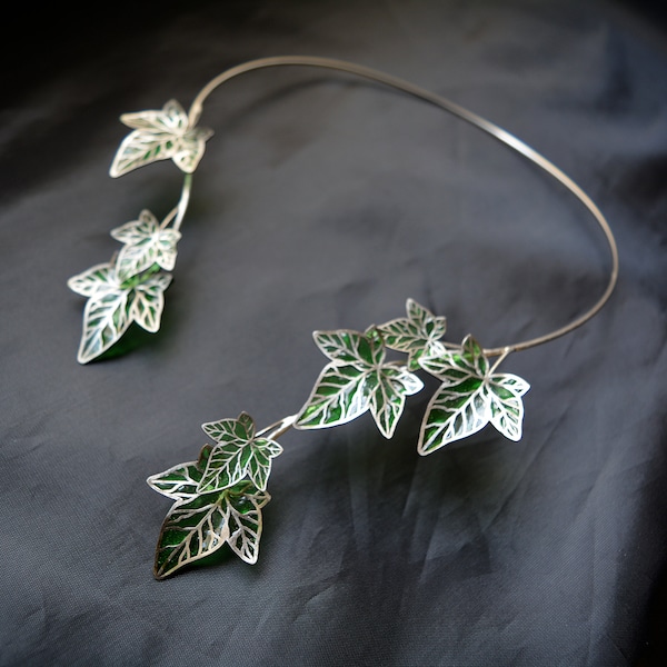 Ivy Leaf Necklace - Etsy