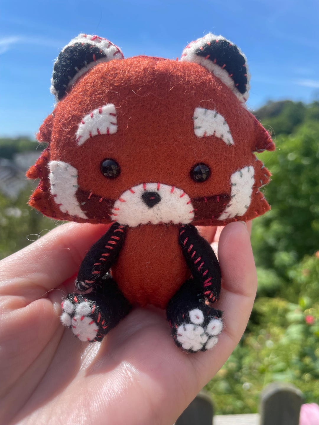 Red Panda, Red Panda Plushie, Desk Pal, Desk Companion, Red Panda Gifts ...