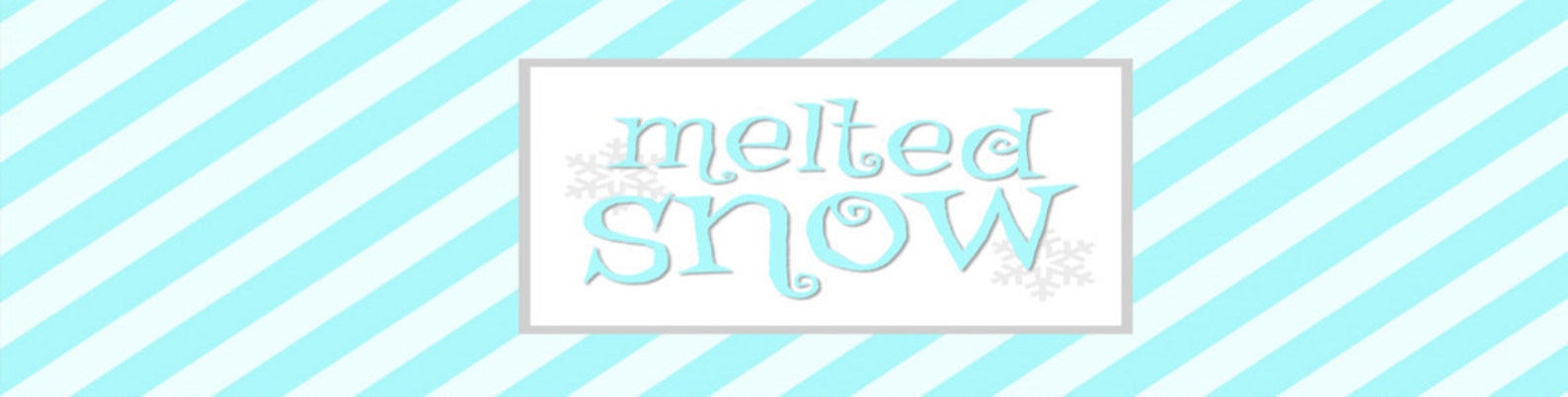 Melted Snow Water Bottle Labels - Frozen Water Bottle Labels - Frozen ...