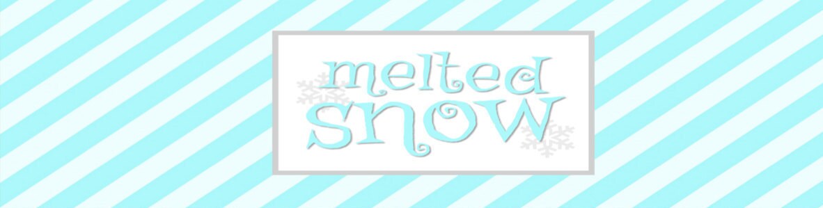 Melted Snow Water Bottle Labels Frozen Water Bottle Labels - Etsy