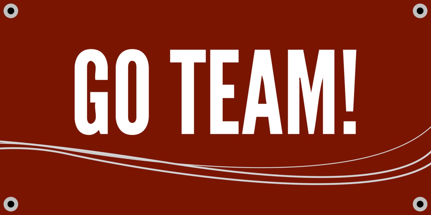 Go Team Banner