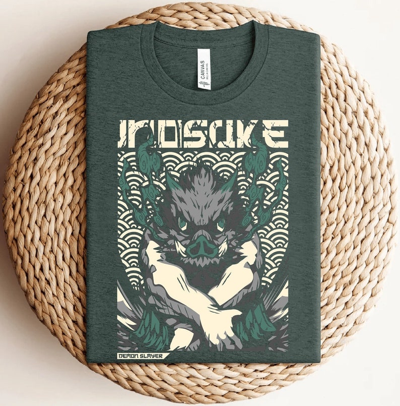 Demon Slayer Shirt, İnosuke Shirt, Kimetsu No Yaiba Shirt, Rengoku Set ...