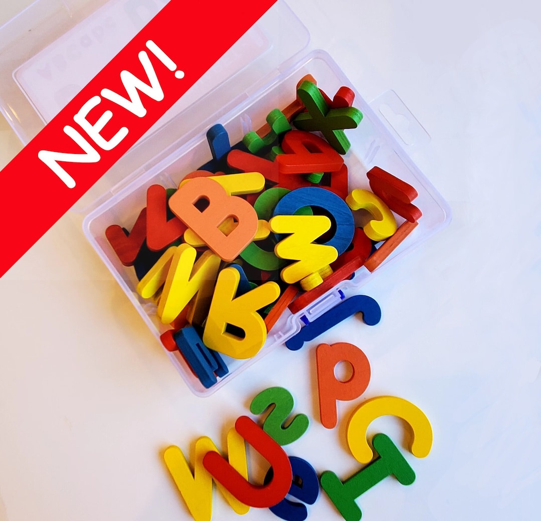Wooden ALPHABET Letters Small and Large Letters, Wood Letters ...