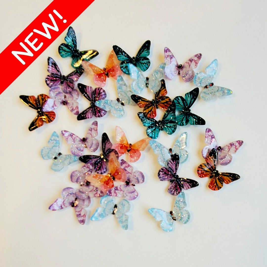 Tiny Miniature BUTTERFLIES - Craft Butterfly, Decorative Butterfly ...
