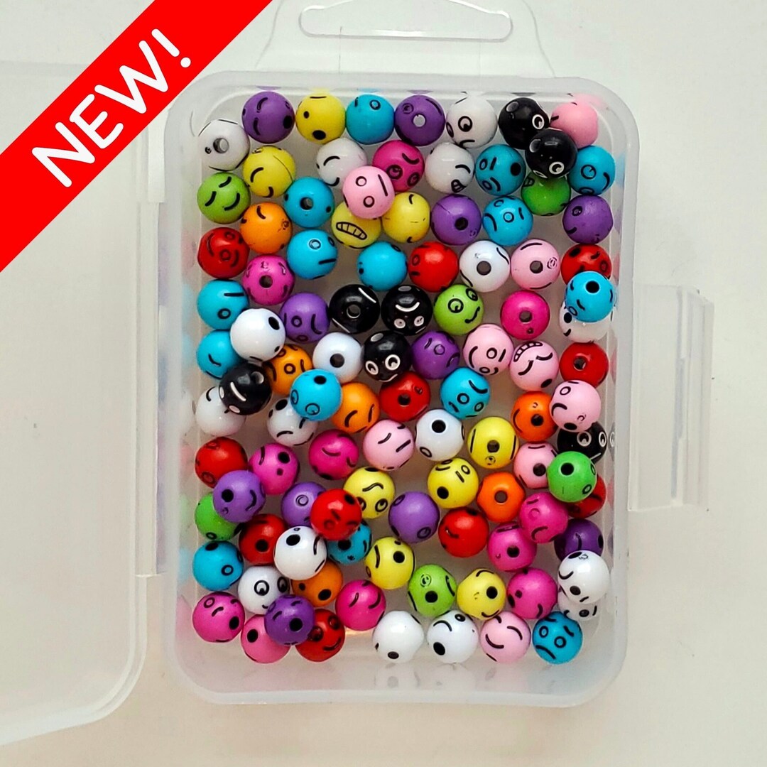 EMOTICON-EMOJI Beads-jewelry, Trinkets, Scrapbooking, Expressions ...