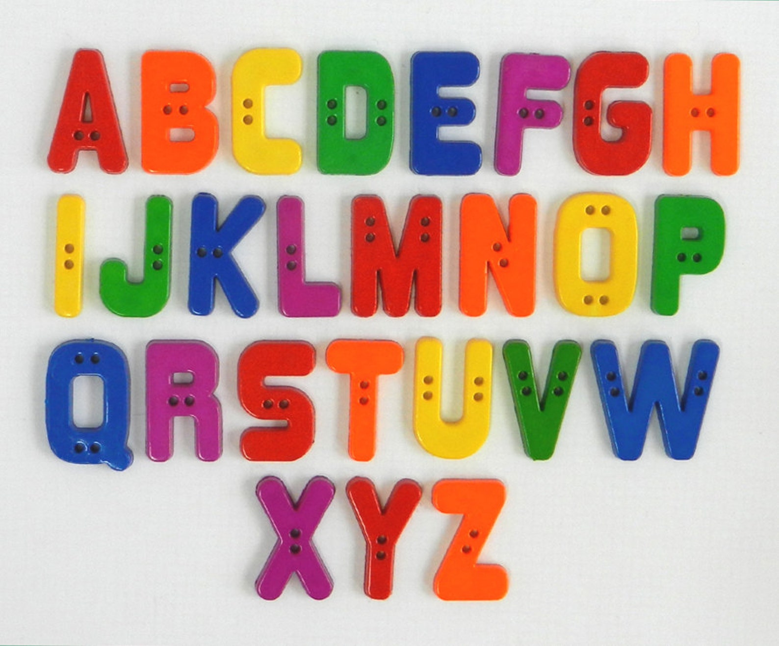 26 ABC Buttons, Alphabet Buttons, Letters, 25mm Letters for Craft ...