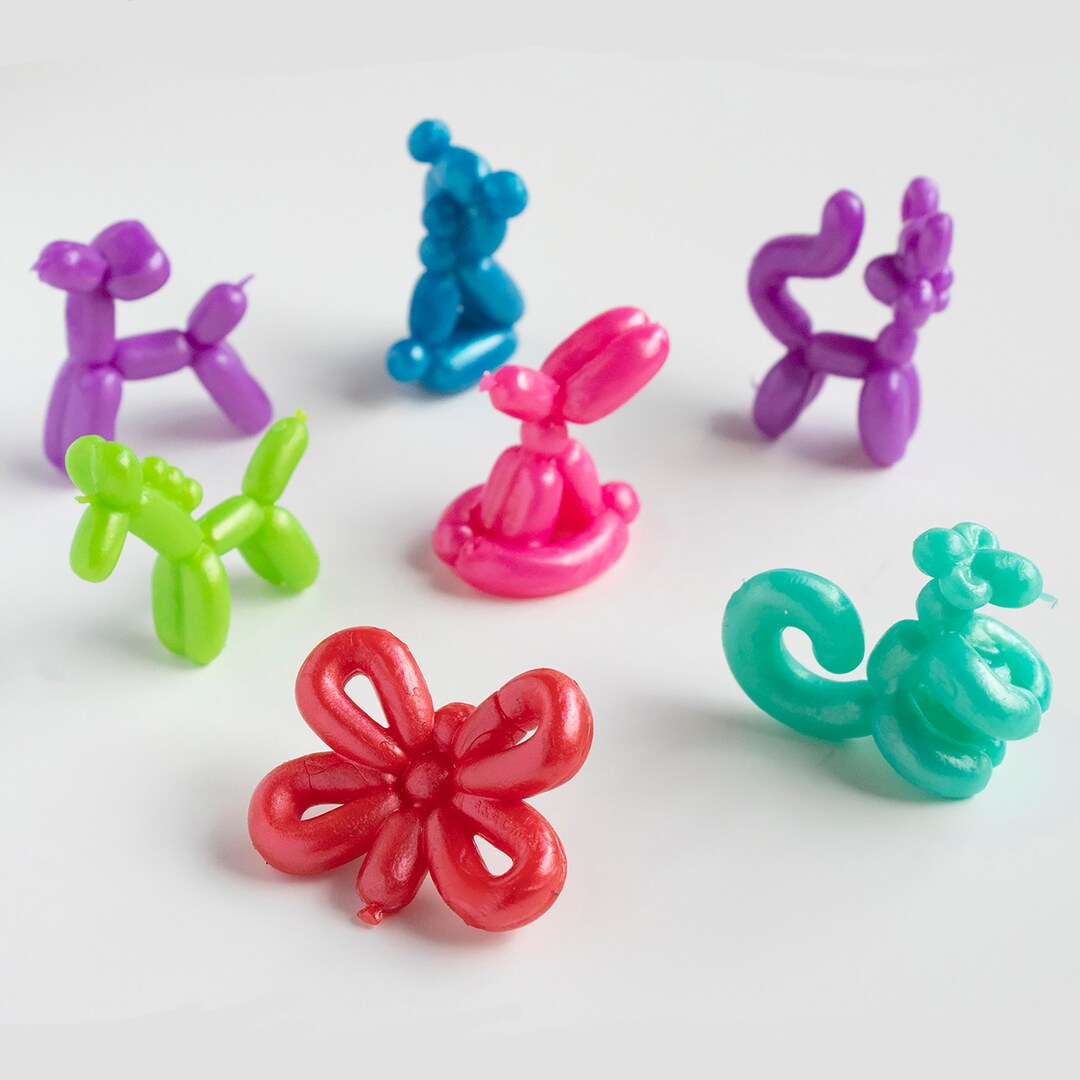 BALLOON ANIMALS for Party Decor, Party Favors, Miniature Animals, Small ...
