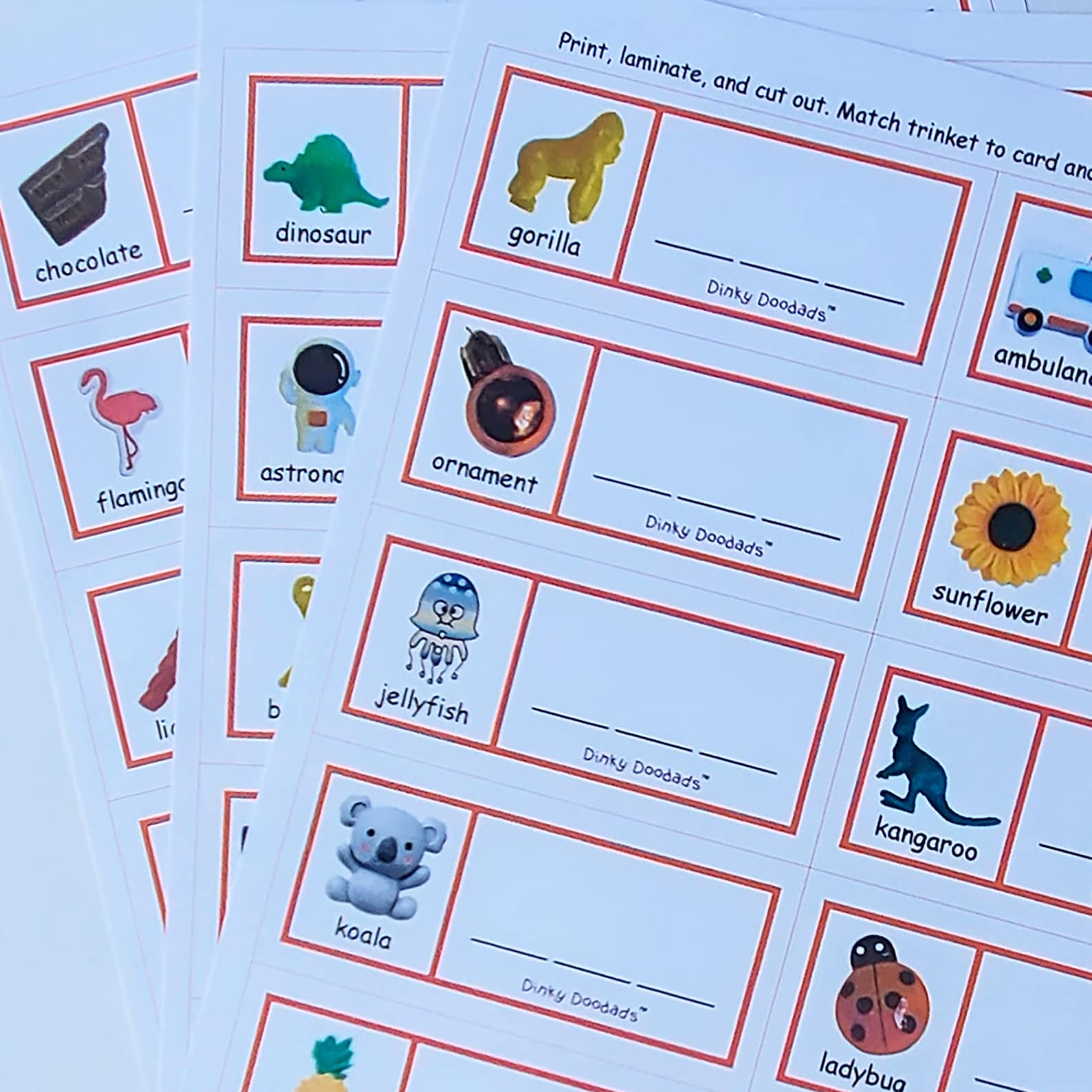 SYLLABLES, 2, 3 and 4 Syllable Words, Trinkets-speech Therapy-phonics ...