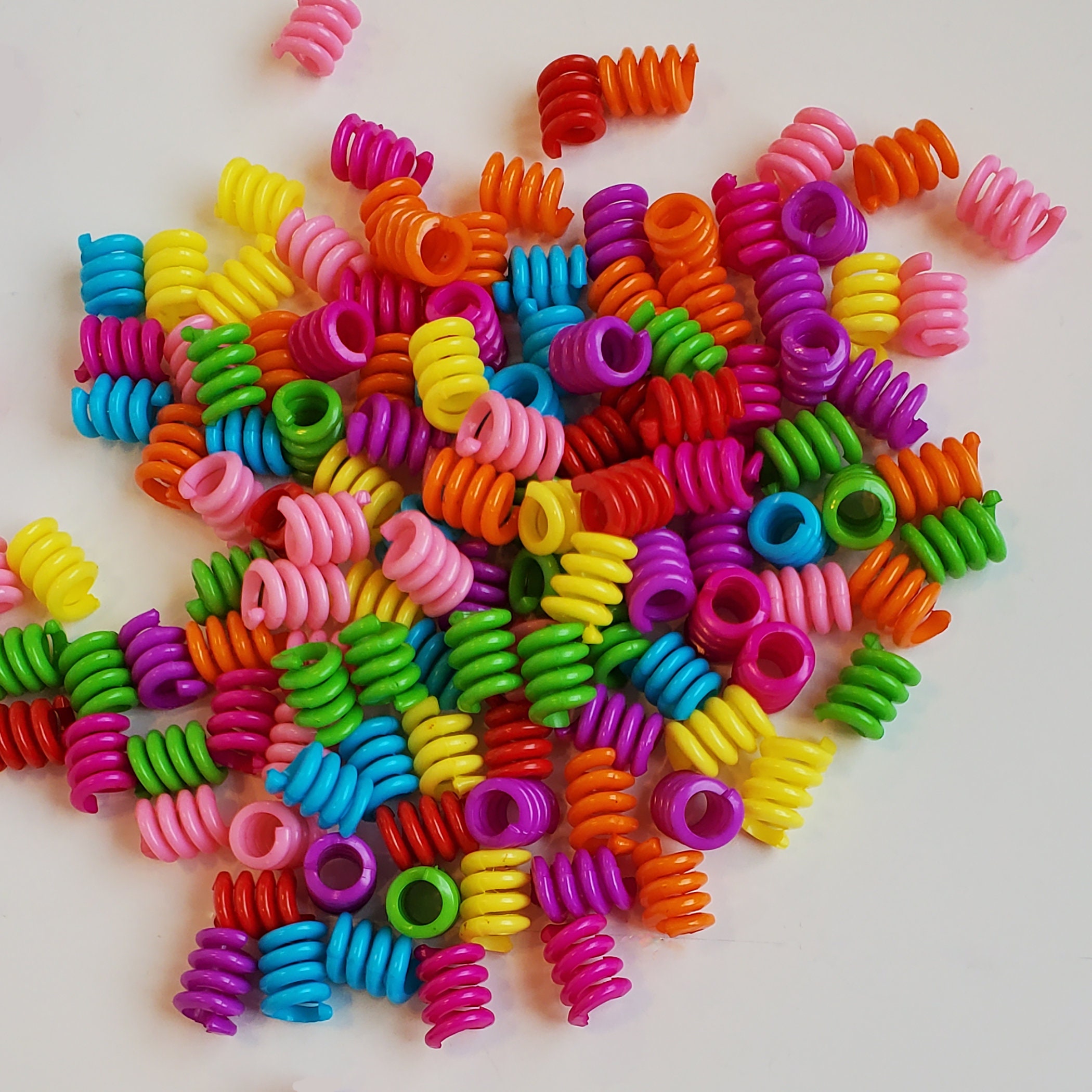 COIL Beads, Colorful Beads for Craft Projects, Embellishments, Quilts ...