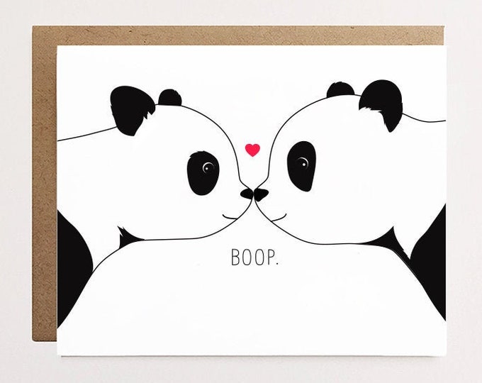 Panda Card, Panda Anniversary Card, Cute Anniversary Card, Panda ...