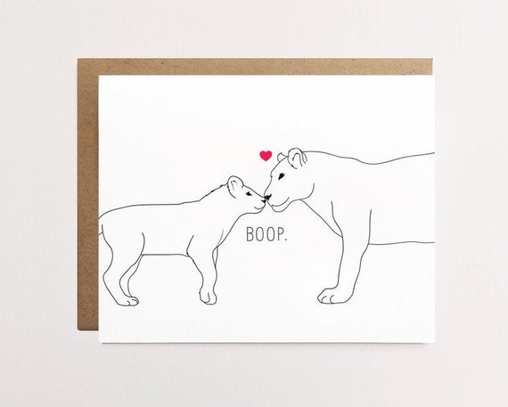 Lion Mother's Day Card Lion Mom Birthday Card New Baby | Etsy