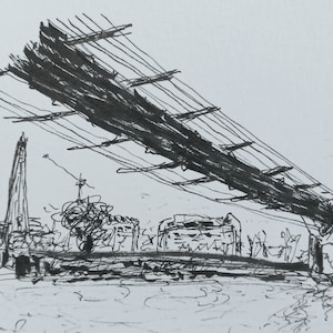 Original Artwork - the Tate Modern - Etsy