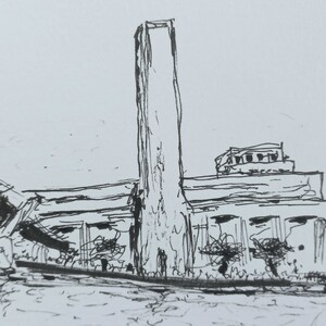 Original Artwork - the Tate Modern - Etsy