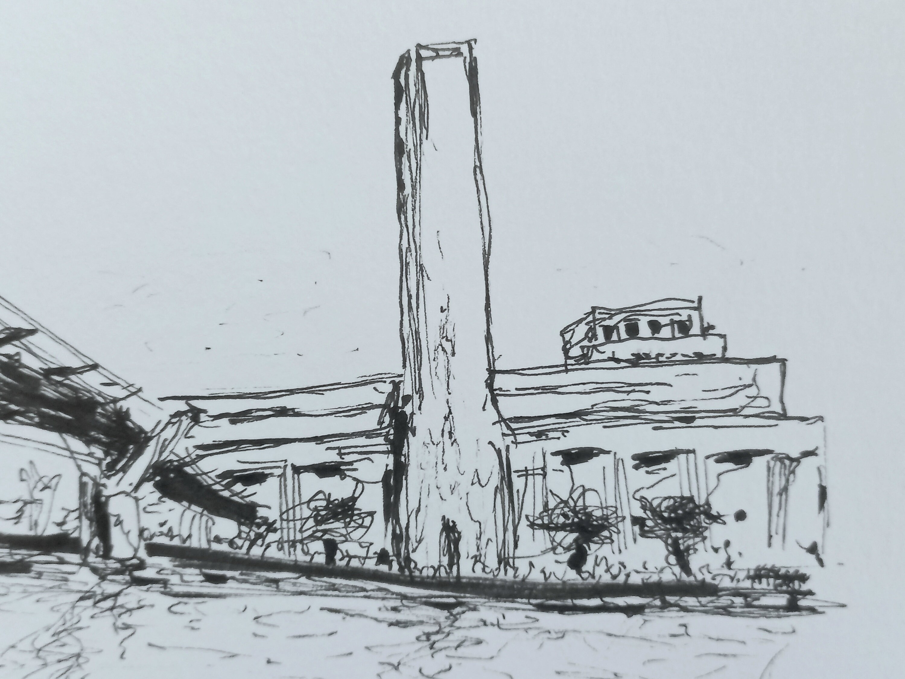 Original Artwork the Tate Modern - Etsy