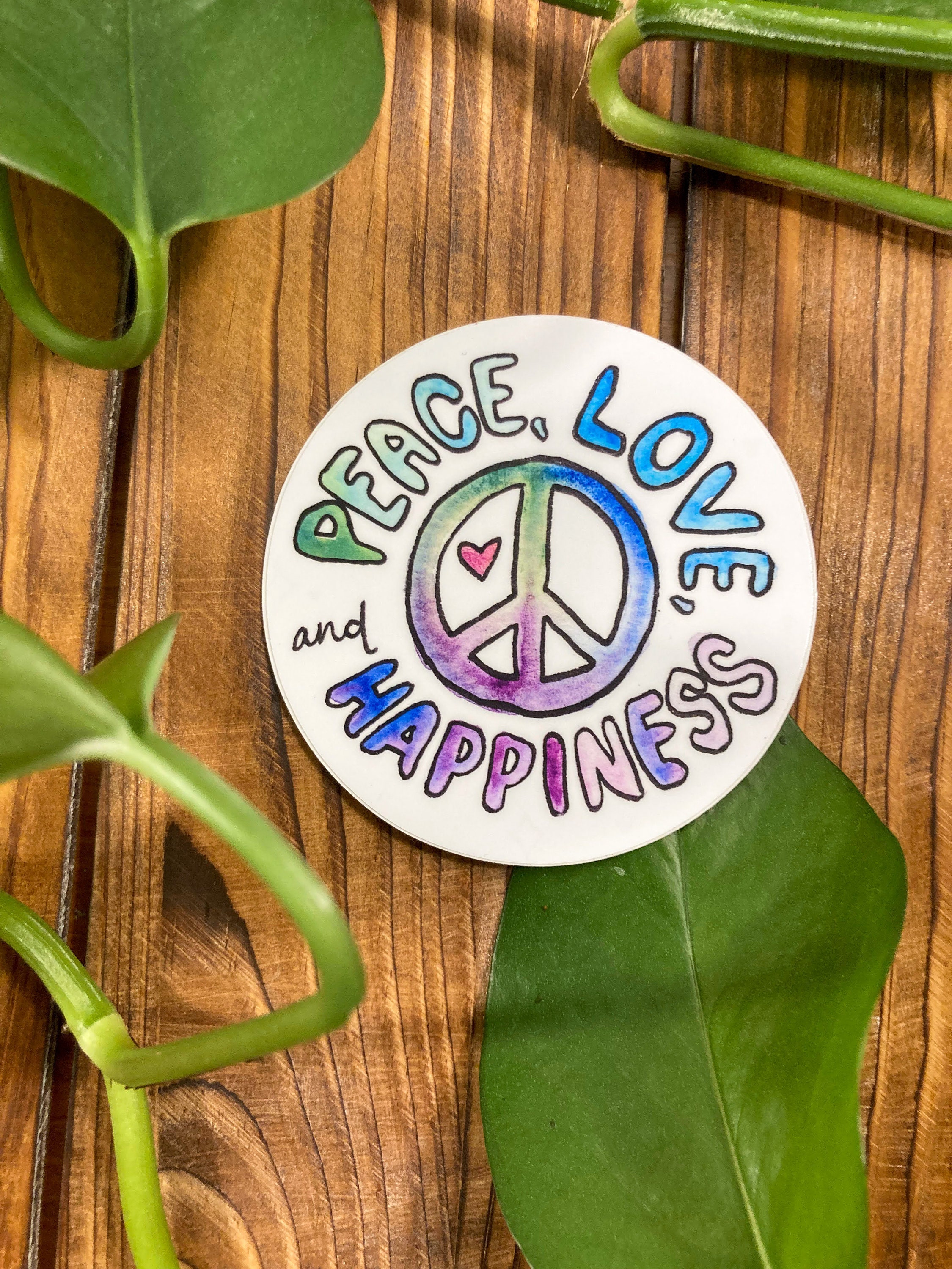 Peace Love Happiness Signs