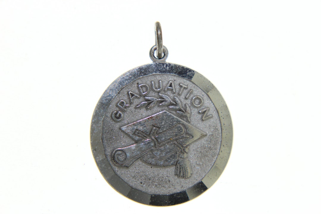 Vintage Sterling Silver Graduation Day Charm - Etsy