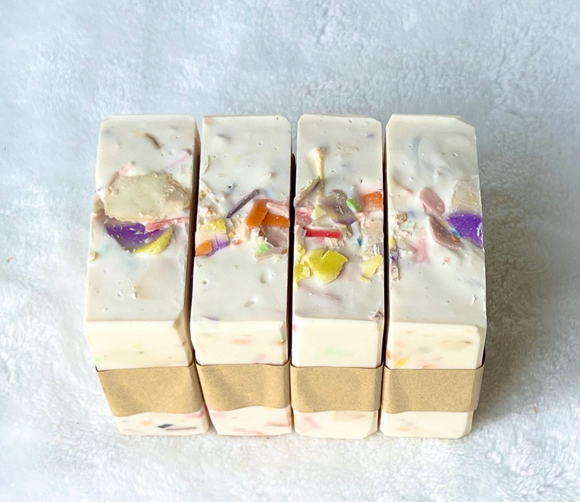 Handmade Soap: Confetti Bars (very Lightly Scented) – Artisanal, All ...