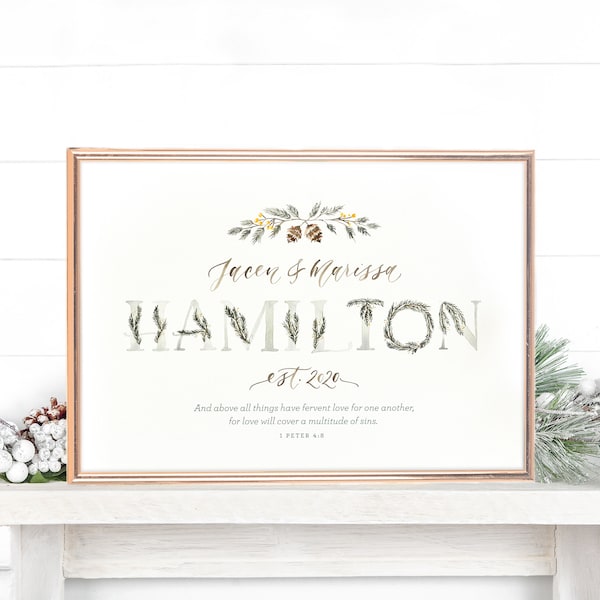 Two Last Names - Etsy