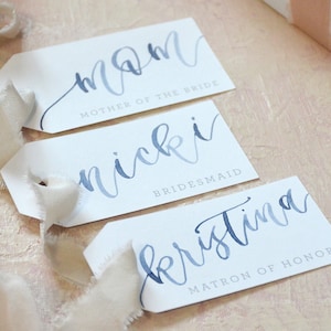 Round Editable Name Tags - Etsy