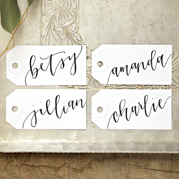 Wedding Name Tags - Etsy