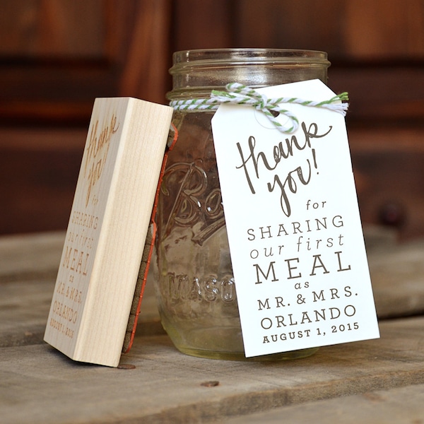 Wedding Thank You Napkin Ring - Etsy