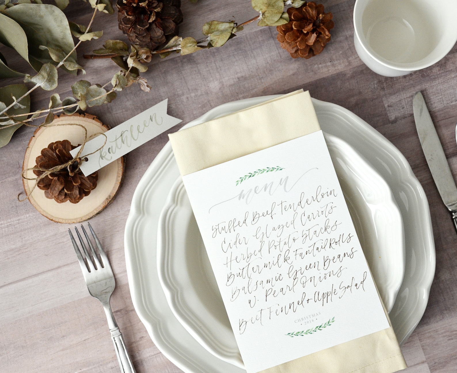 Printable Christmas Menu Fill in the Blank Menu Instant - Etsy