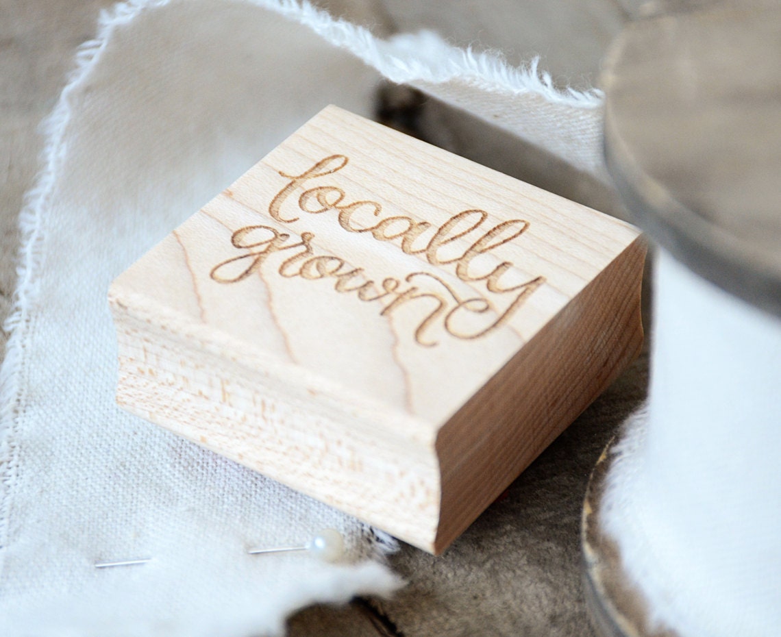 Personalized Handwritten Calligraphy Square Rubber Stamp With - Etsy
