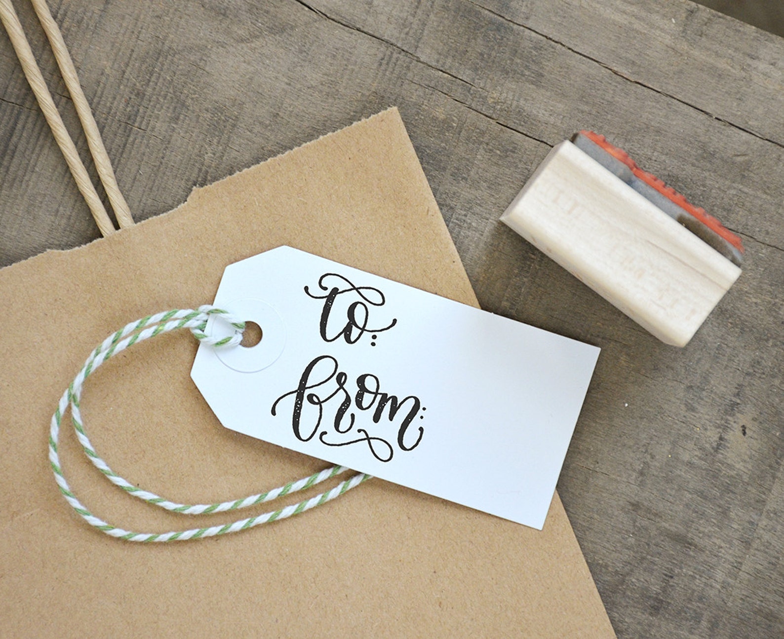 To and From Stamp DIY to From Gift Tags Stickers and Labels - Etsy