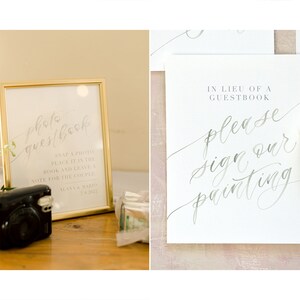 Custom Watercolor Wedding Signs for Wedding Favors, Cards and Gifts ...