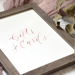 Custom Watercolor Wedding Signs for Wedding Favors Cards and | Etsy