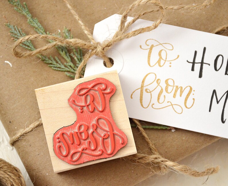To and From Stamp DIY to From Gift Tags Stickers and Labels - Etsy