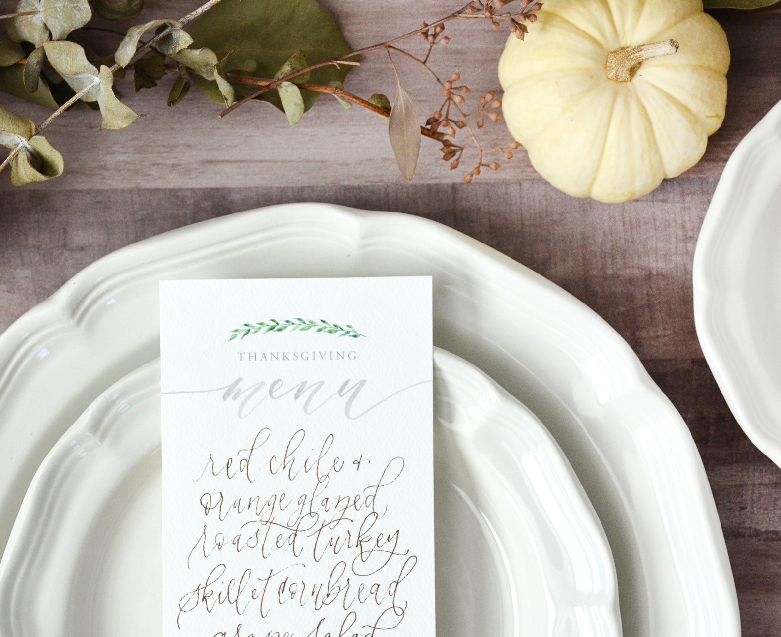Printable Thanksgiving Menu Fill in the Blank Menu Instant | Etsy