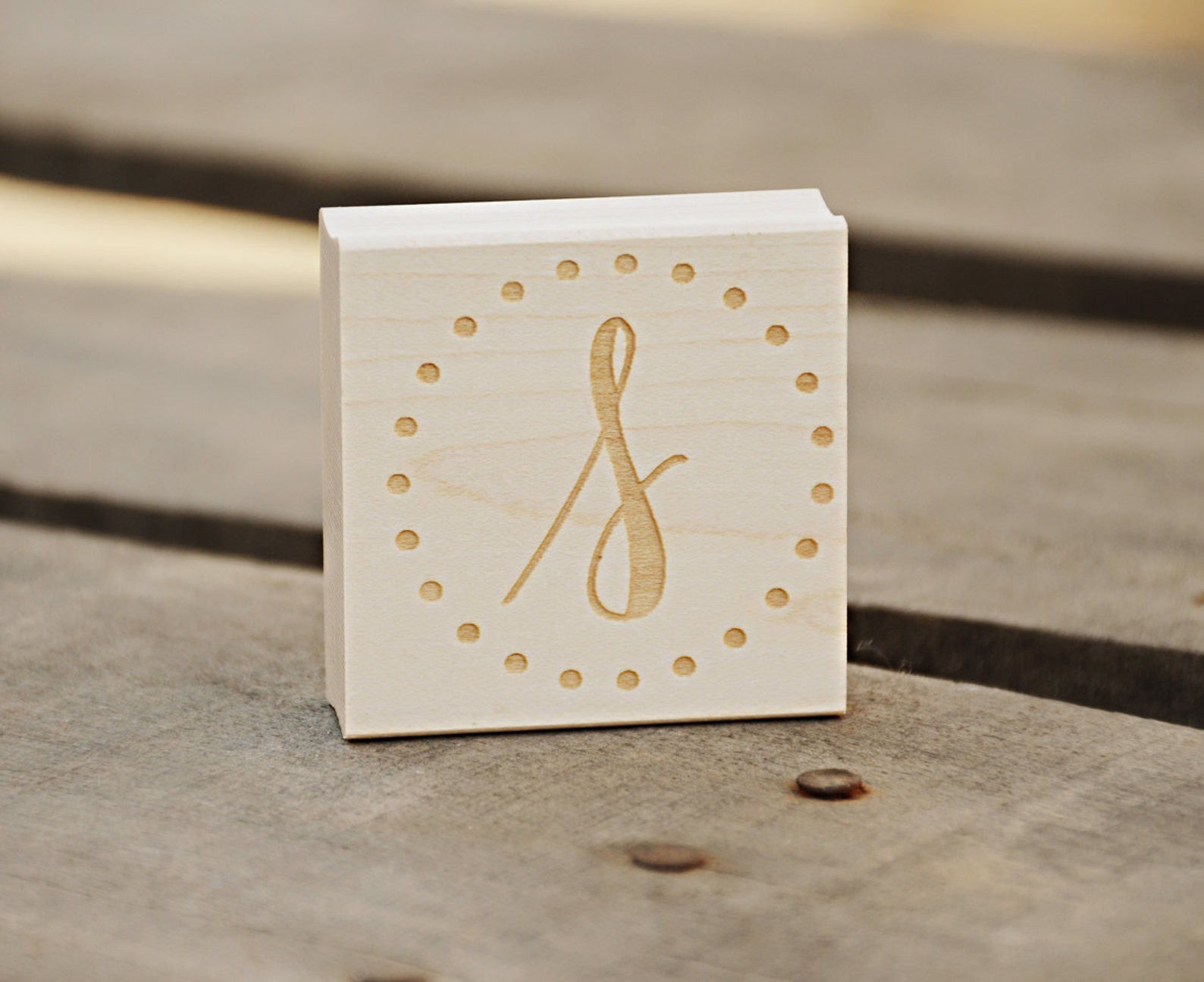 Single Letter Monogram Stamp Handwritten Initial Rubber Stamp | Etsy