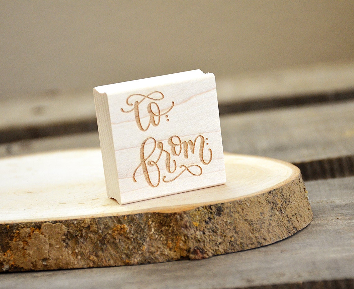 To and From Stamp DIY to From Gift Tags Stickers and Labels - Etsy