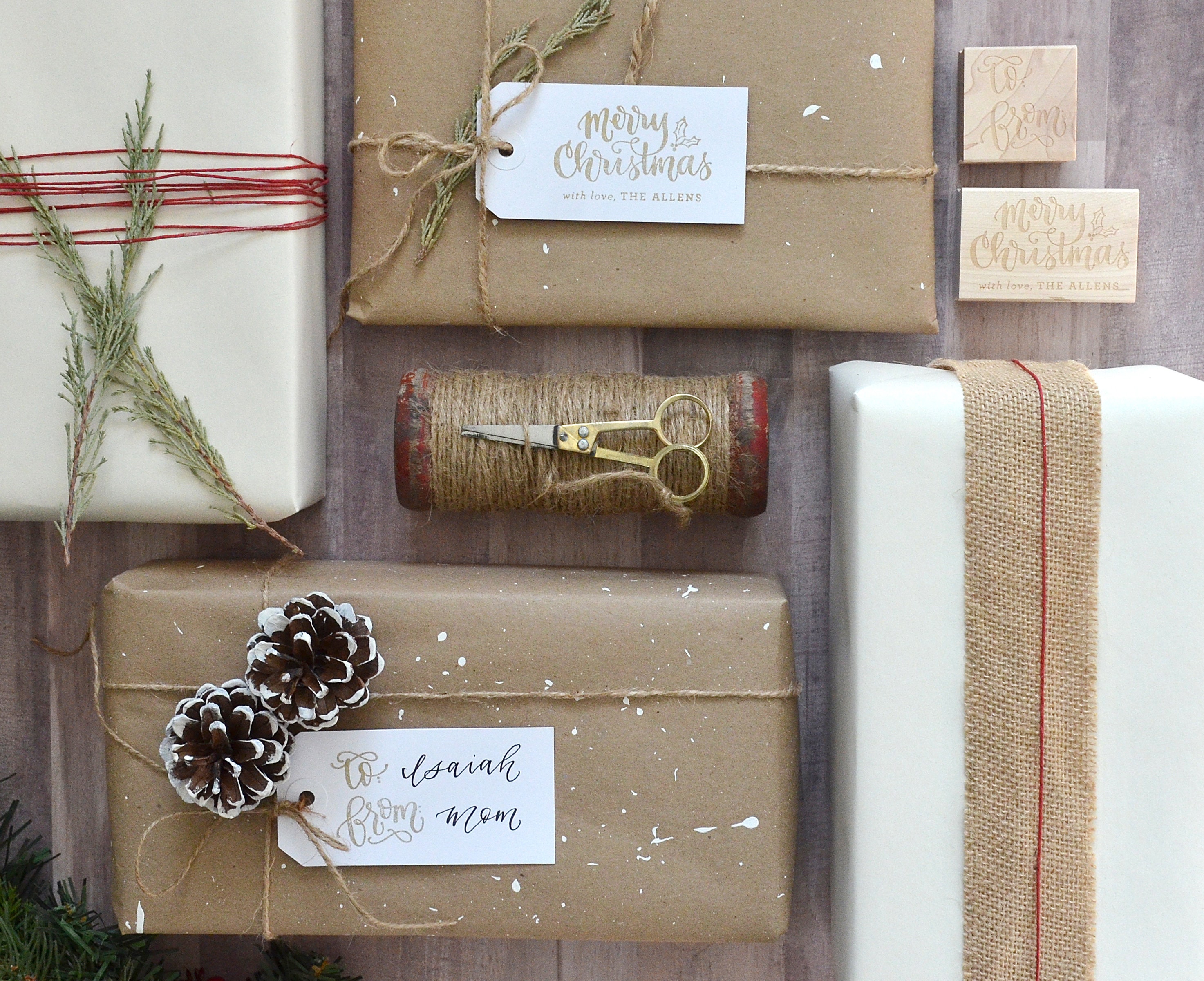 To and From Stamp DIY to From Gift Tags Stickers and Labels - Etsy