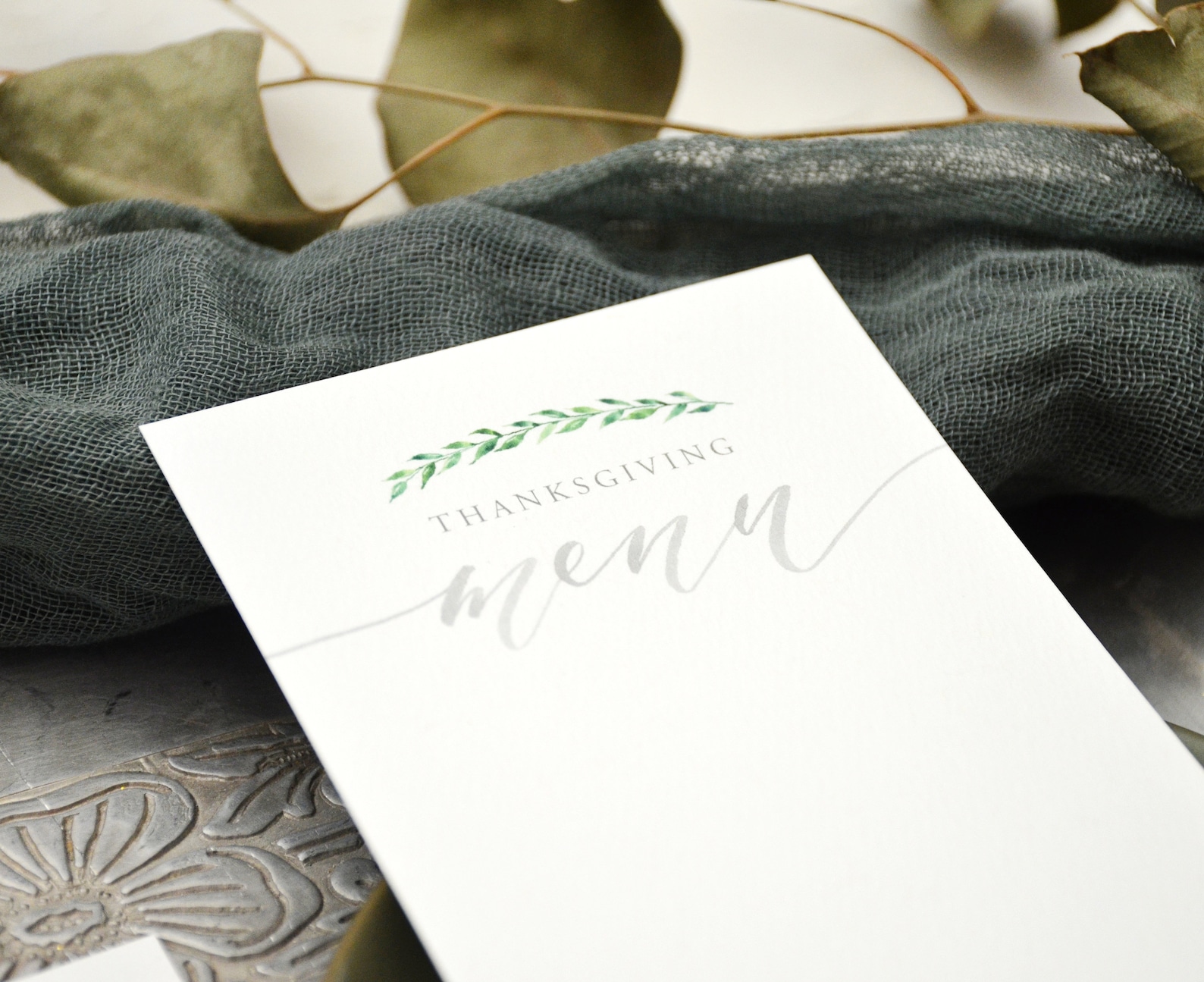 Printable Thanksgiving Menu Fill in the Blank Menu Instant | Etsy