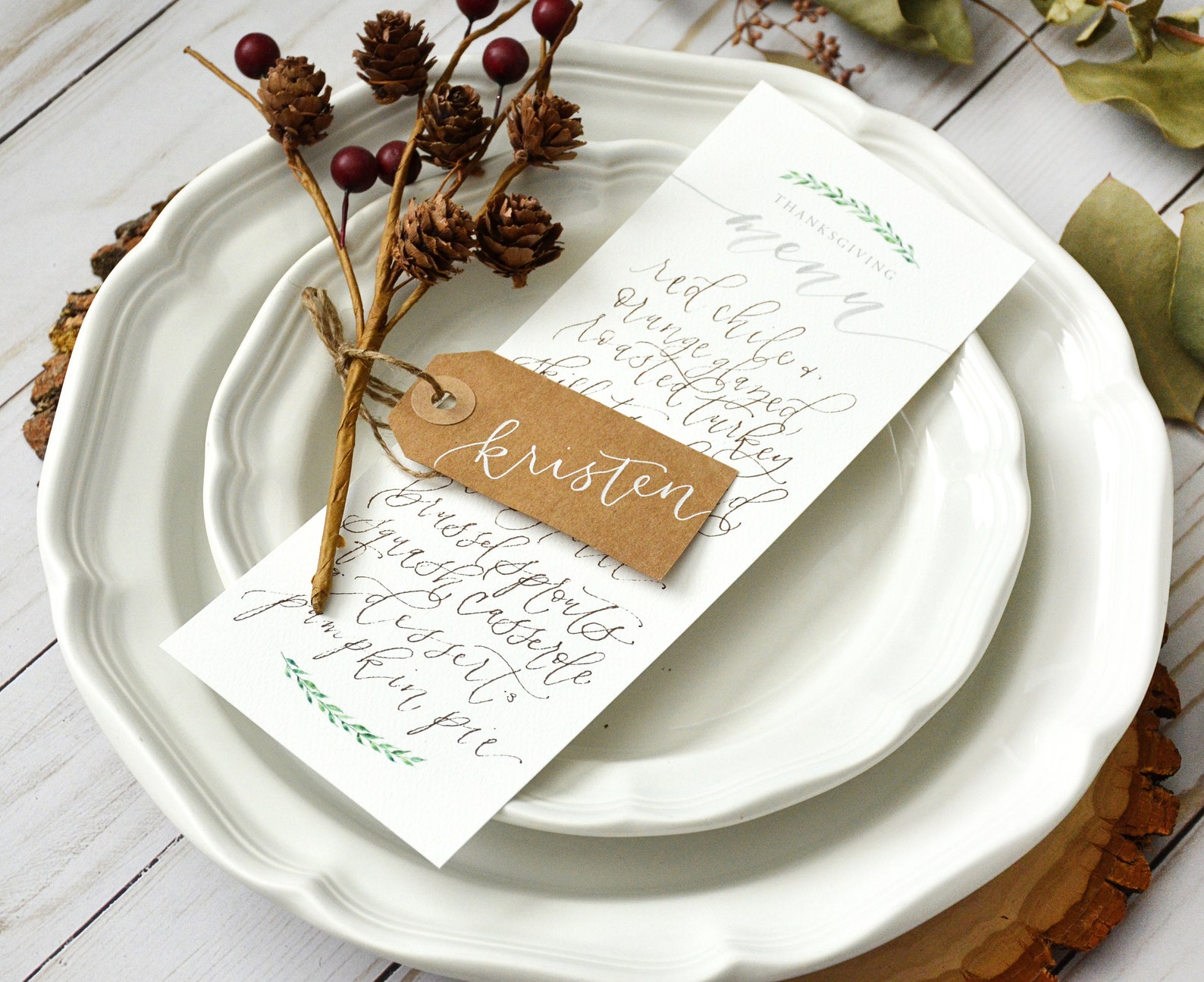 Printable Thanksgiving Menu Fill in the Blank Menu Instant | Etsy