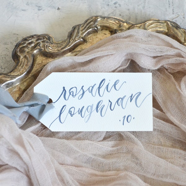 Escort Card Tags - Etsy