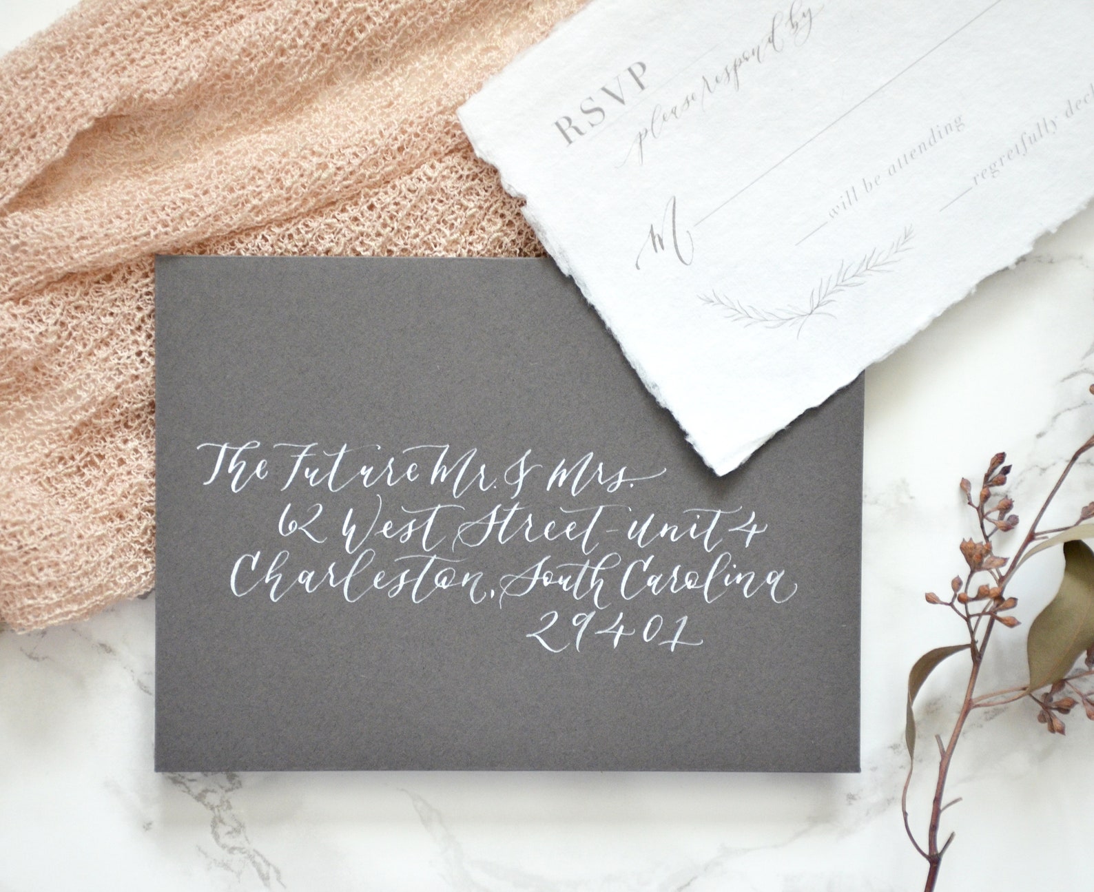 Wedding Calligraphy Envelope Addressing. Wedding Invitation | Etsy