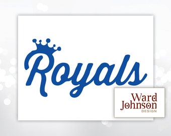 Digital File Royals Graphic for Iron-on or Vinyl Decal | Etsy