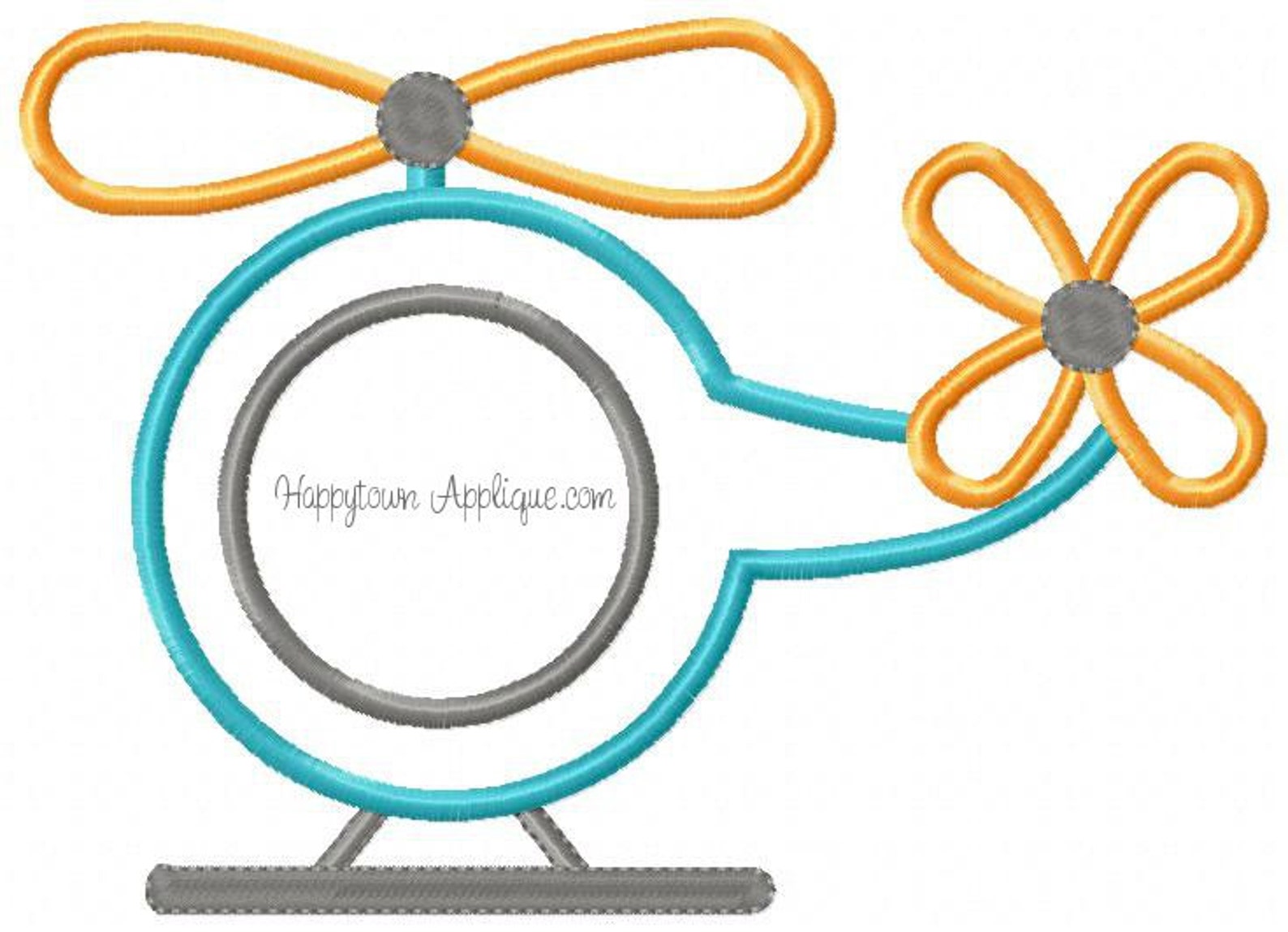 Helicopter Machine Embroidery Design | Etsy