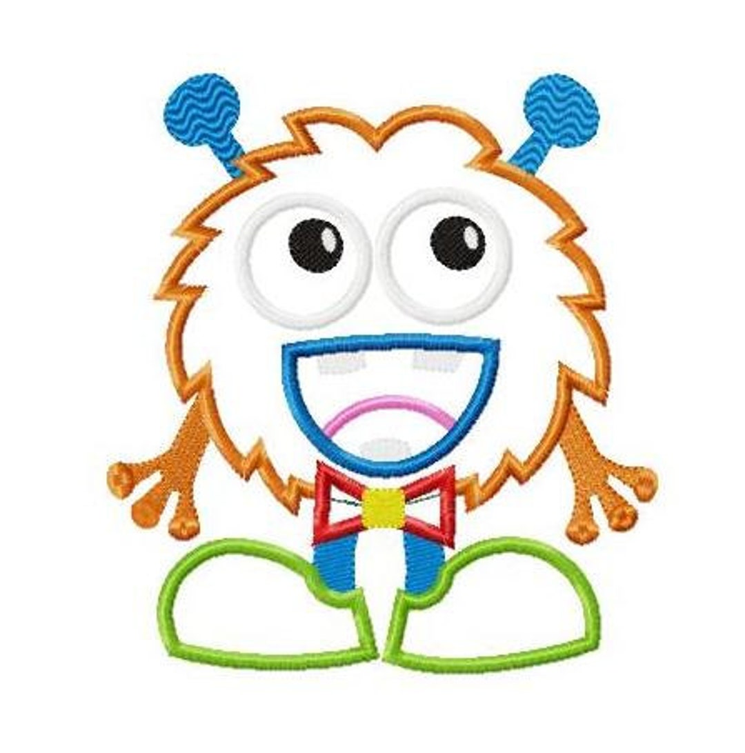 Monster5 Machine Embroidery Design - Etsy