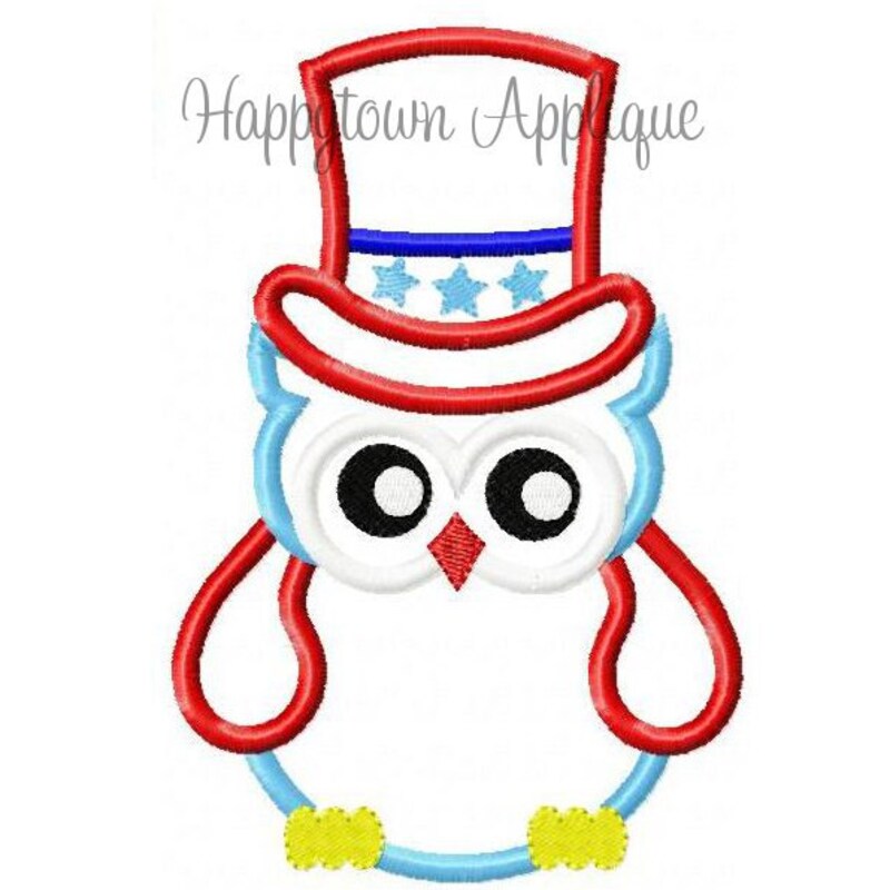 Patriotic Owl - Etsy
