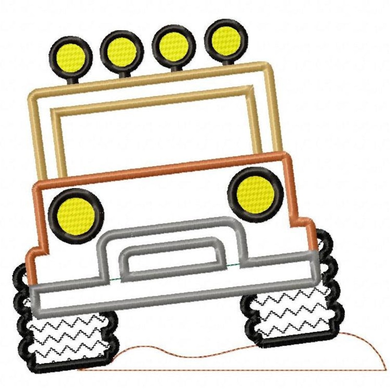 Jeep Embroidery Design - Etsy