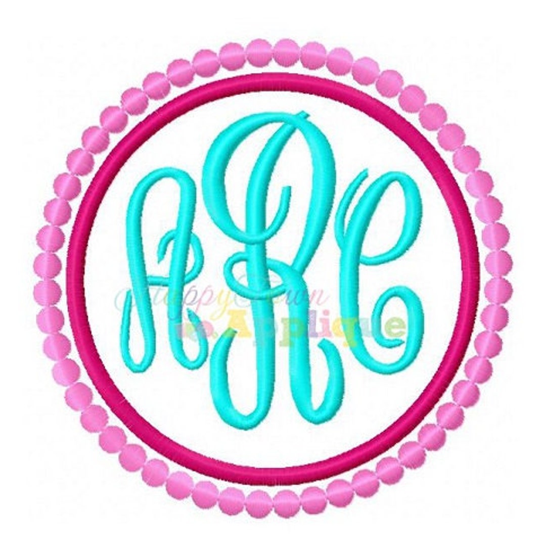 Patch Circle Dots Machine Embroidery Design - Etsy