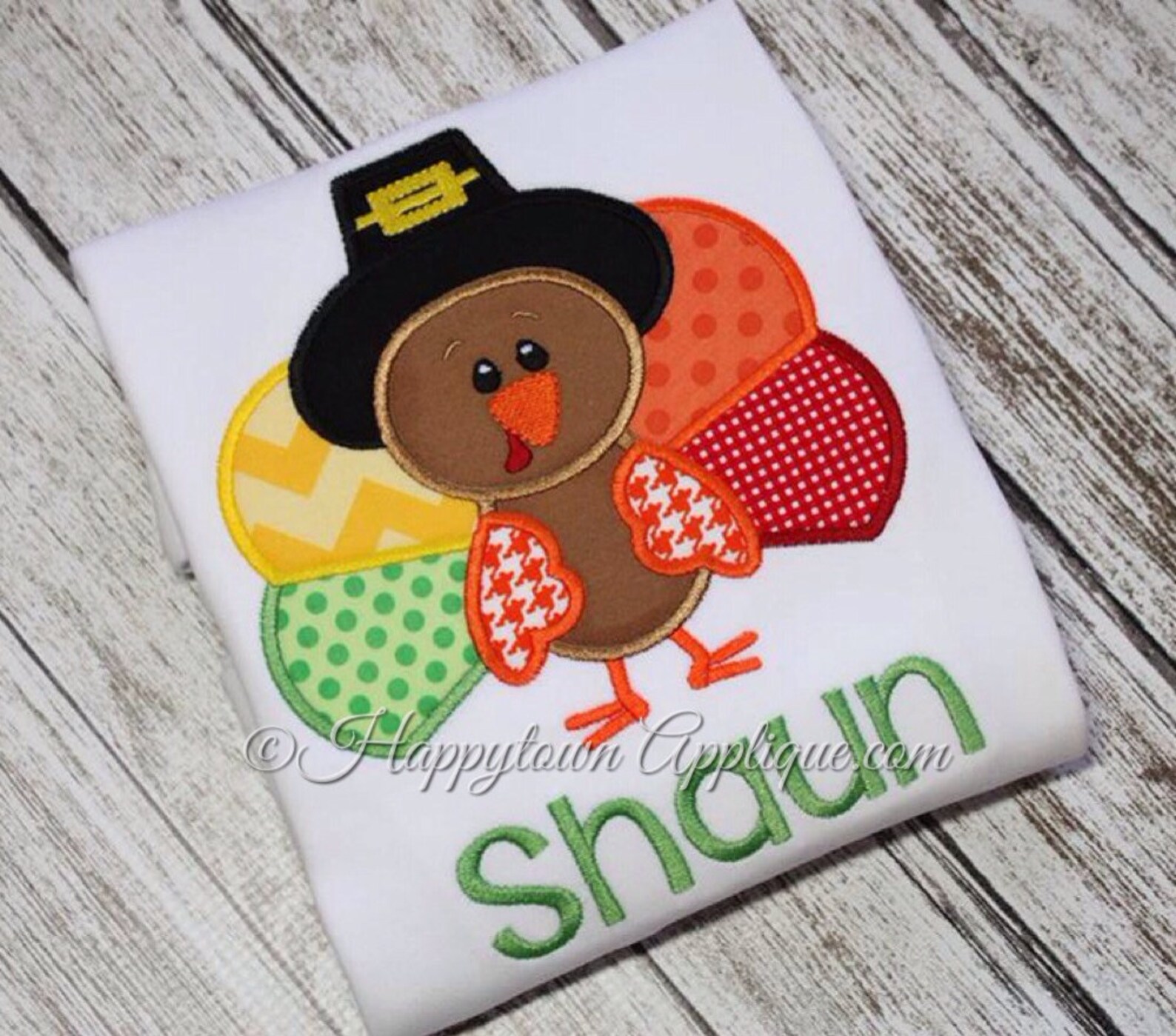 Turkey Boy Machine Embroidery Applique Design - Etsy