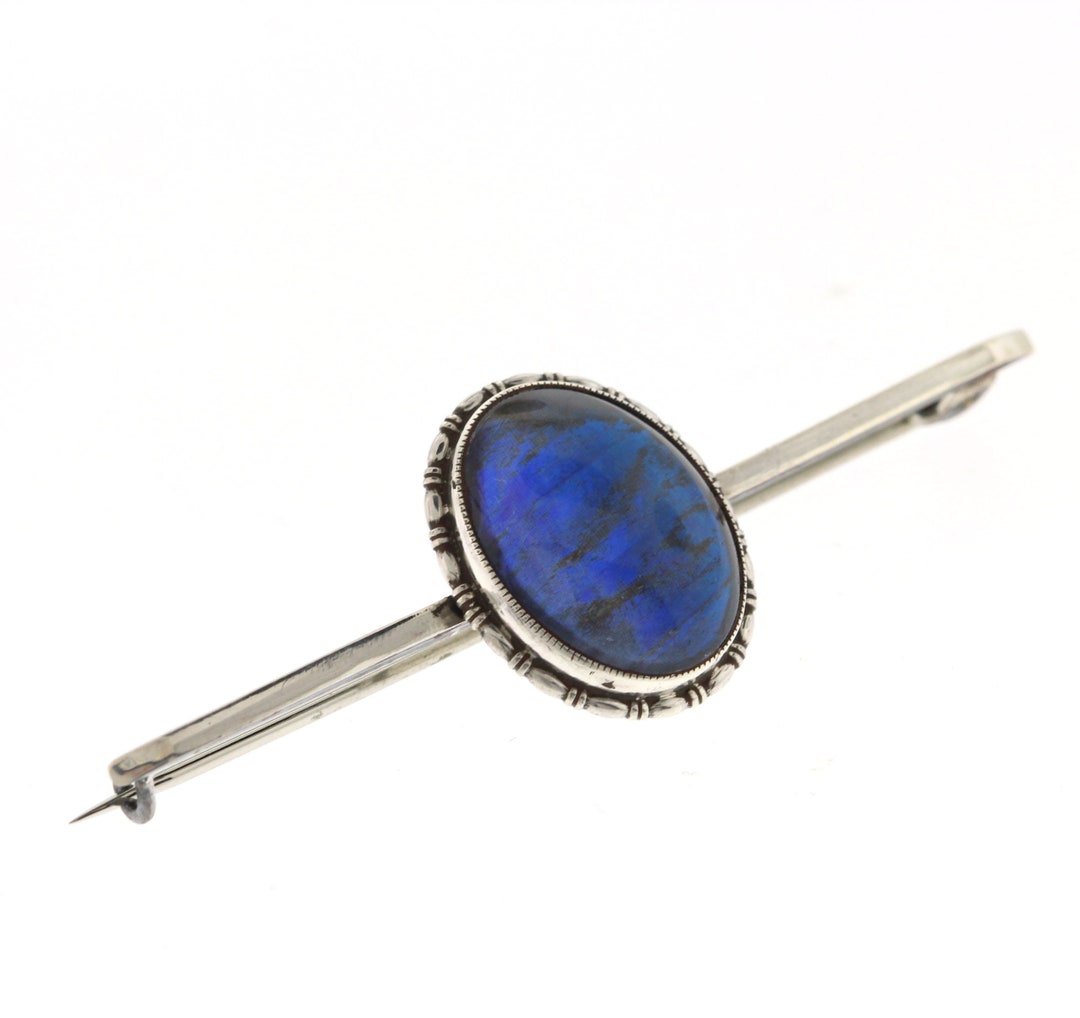 Vintage Butterfly Wing Pin, Sterling Silver Butterfly Brooch, Thomas ...